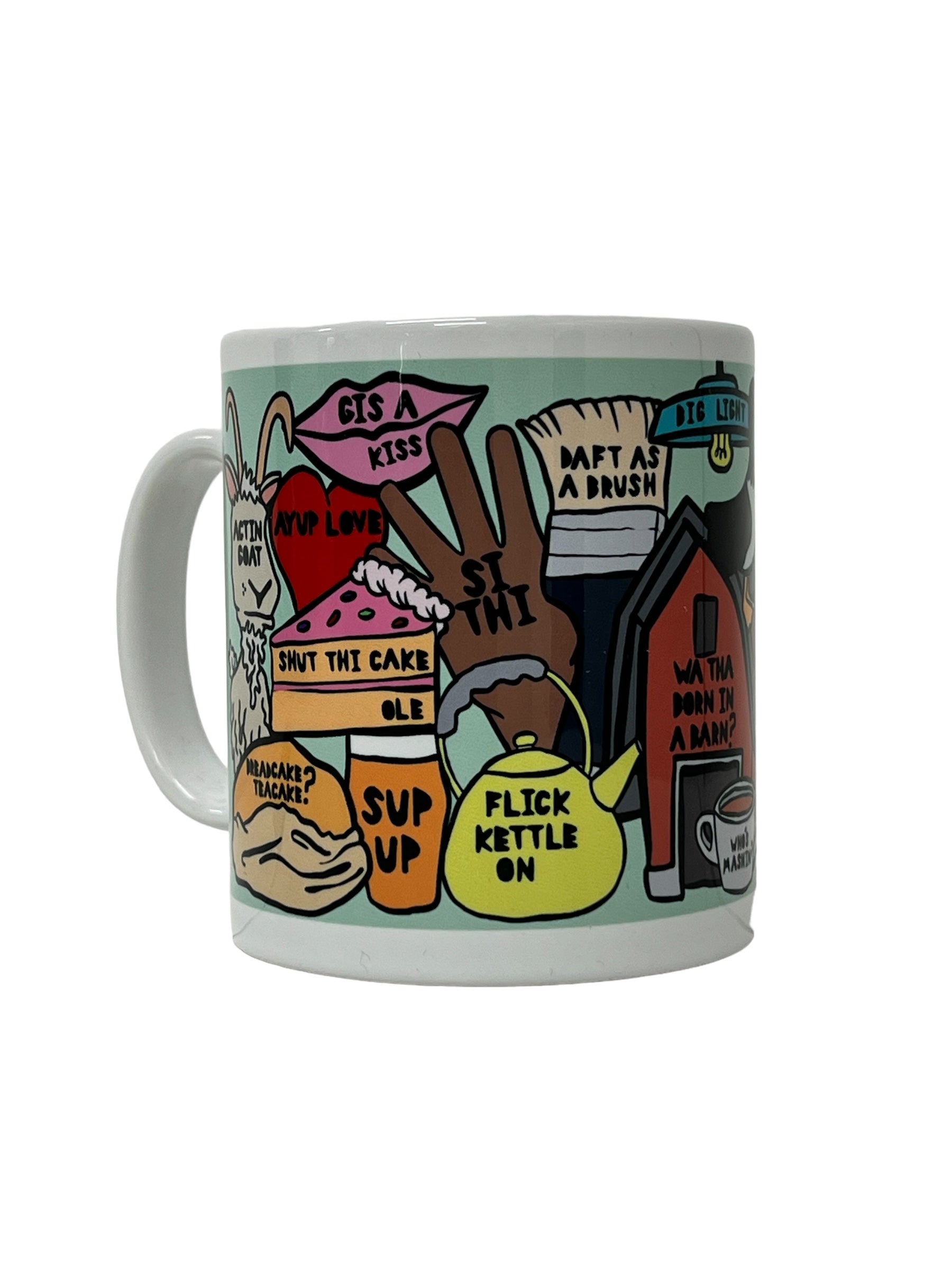 Yorkshire Slang 2 Mug - Luke Horton – Luke Horton Art