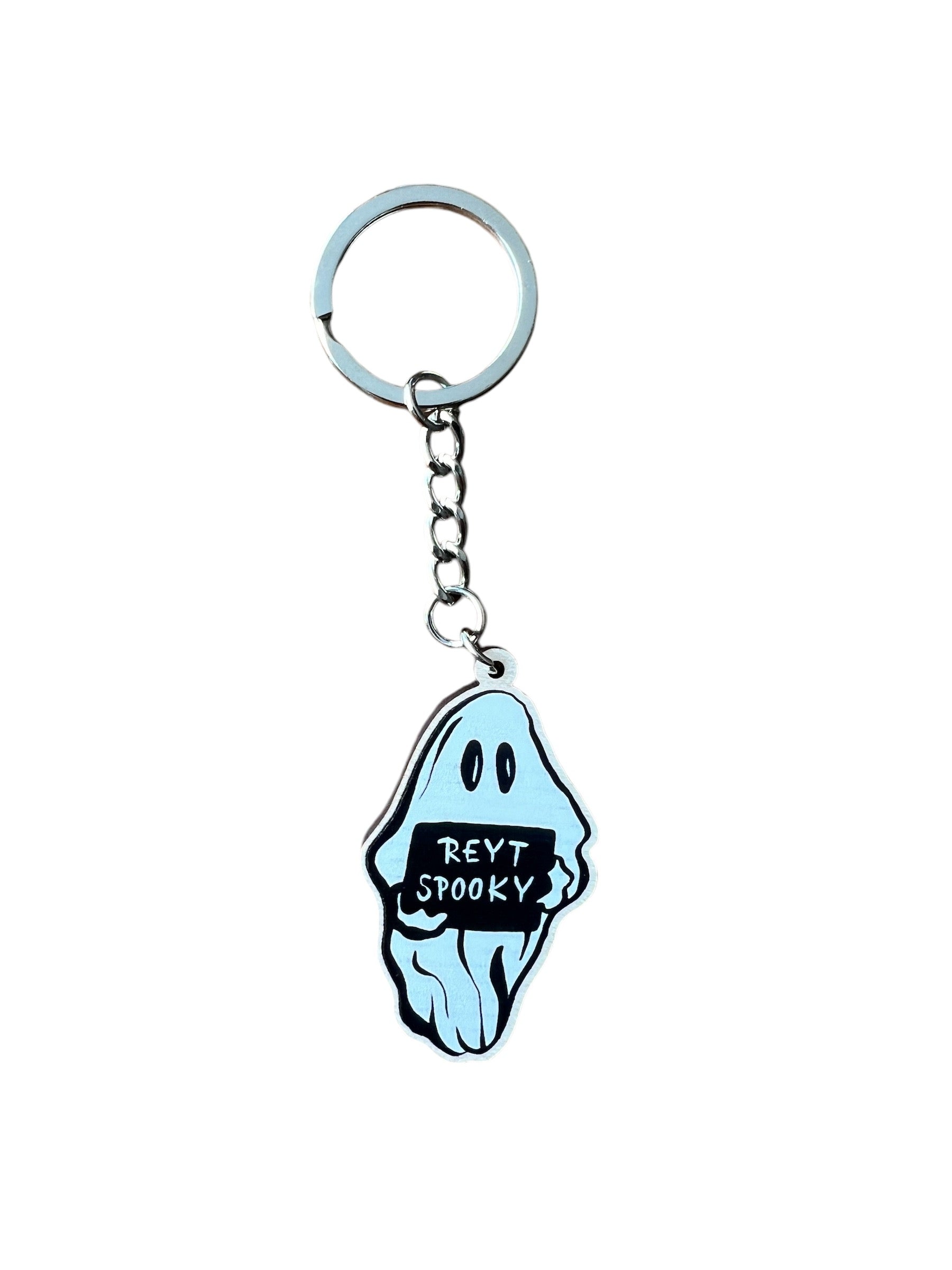 Reyt Spooky Keyring - Yorkshire Art Keyring – Luke Horton Art