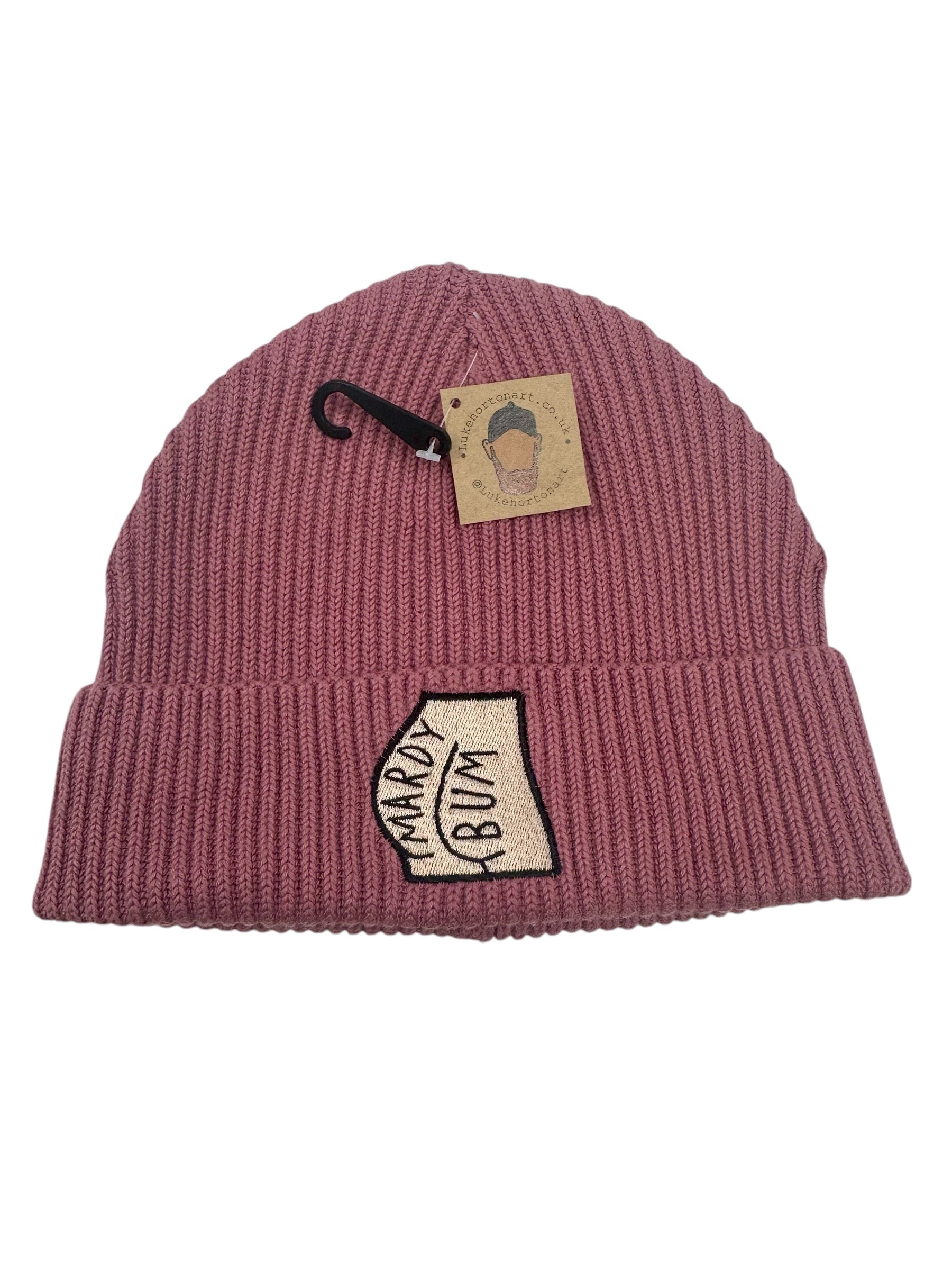 Pink Mardy Bum - Premium Beanie - Luke Horton – Luke Horton Art
