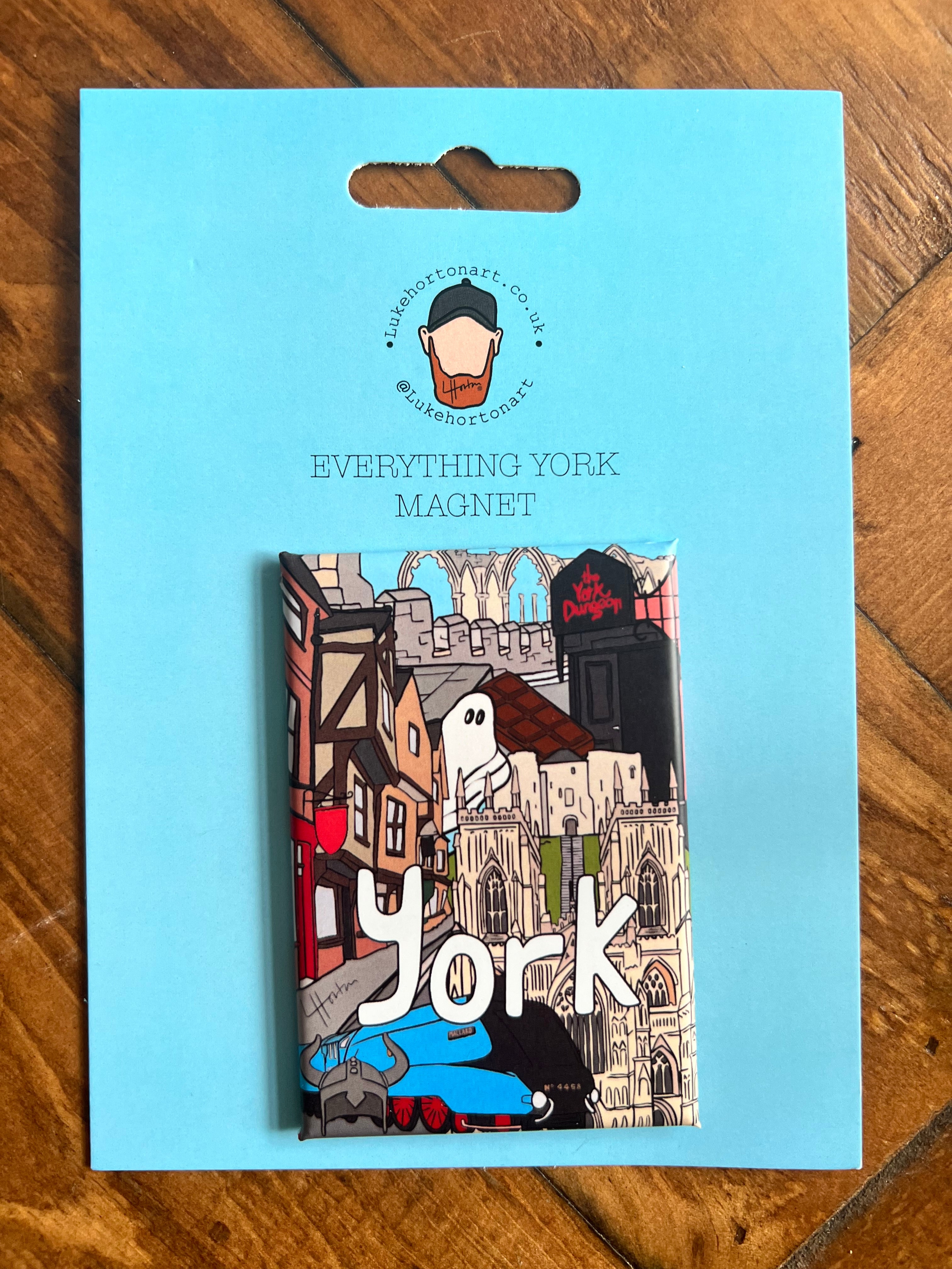Everything York Magnet - York Fridge Magnet – Luke Horton Art