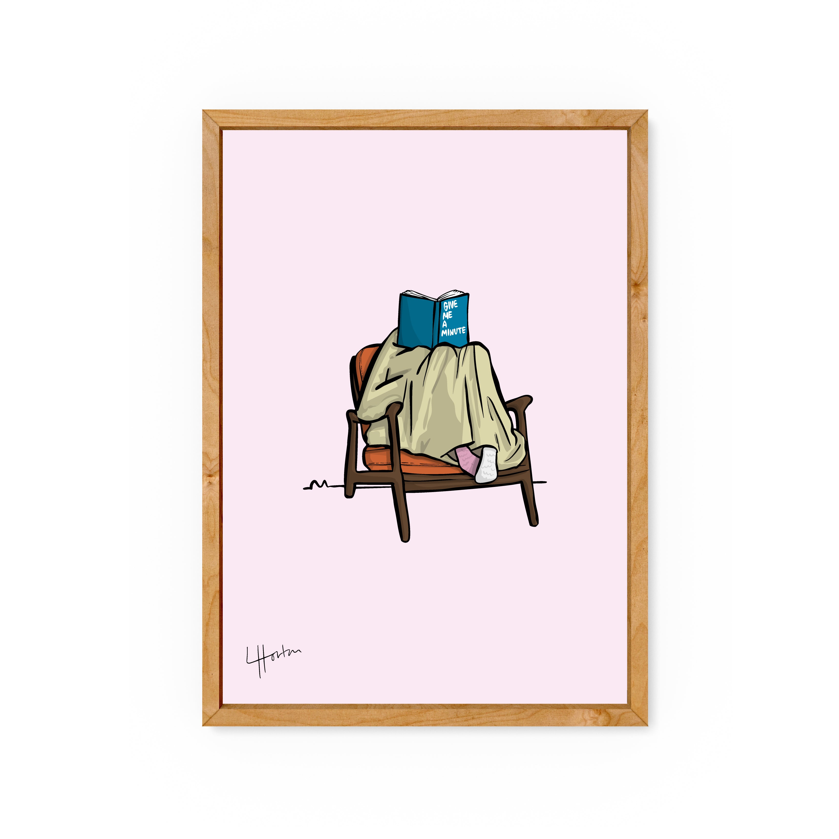 Give Me A Minute - Art Print - Luke Horton – Luke Horton Art