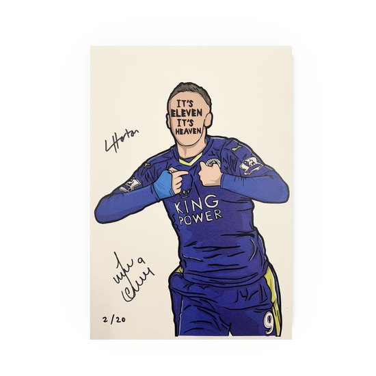 Jamie Vardy (It's Eleven, It's Heaven!) - Signed Limited Edition (20 ...