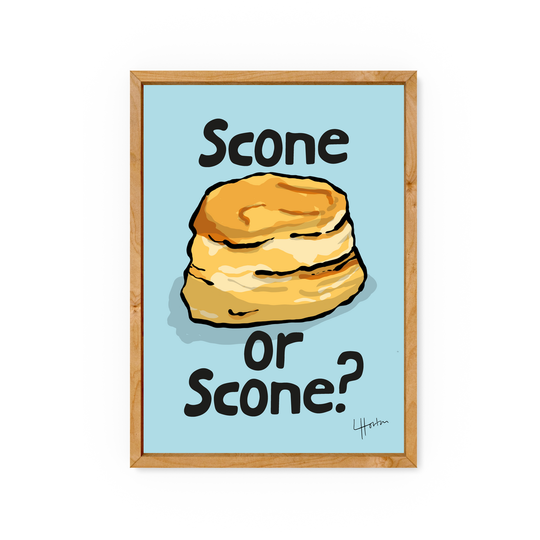 Scone or Scone? - Art Print - Luke Horton – Luke Horton Art