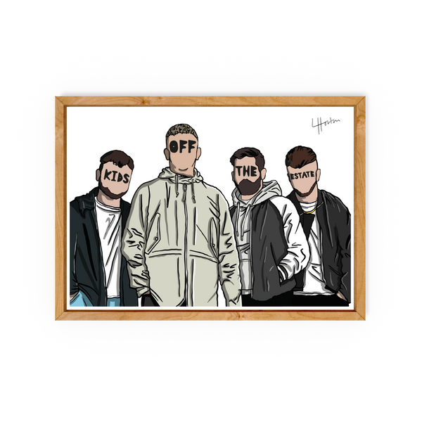 Kids Off The Estate - The Reytons - Art Print - LukeHorton Art – Luke ...