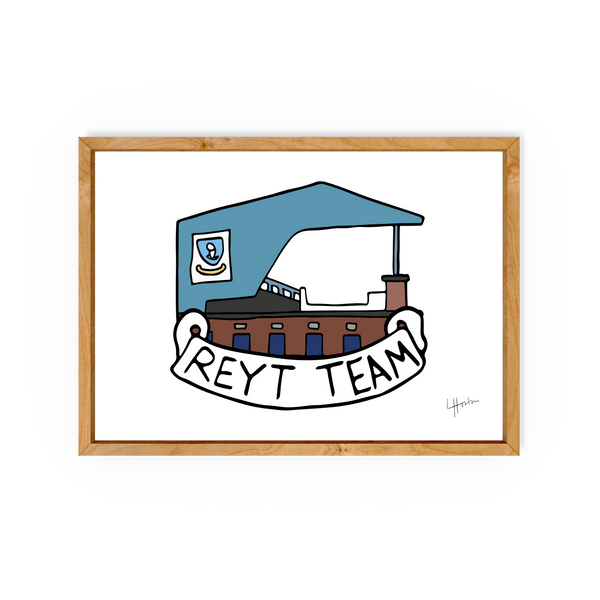 SWFC Reyt Team - Sheffield Wednesday Art Print - Luke Horton – Luke ...