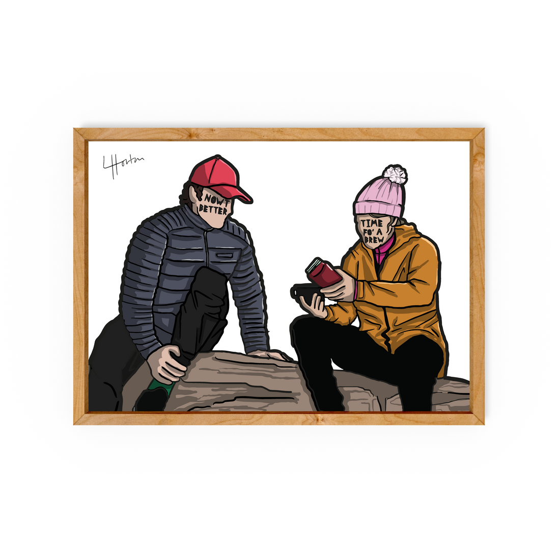 Time Fo' A Brew - Yorkshire Slang - Art Print - Luke Horton – Luke ...